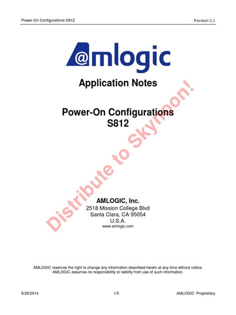 S812 Power On Configurations User Guide 20140820skynoon Pdf Booting