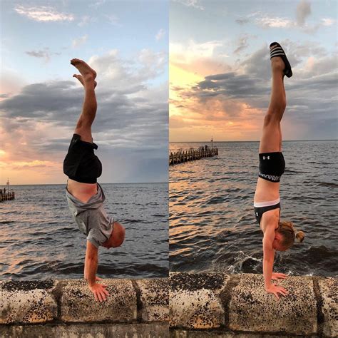 Video Of Dad Joining In Daughters Gymnastics Training Is The Best Thing Youll Watch