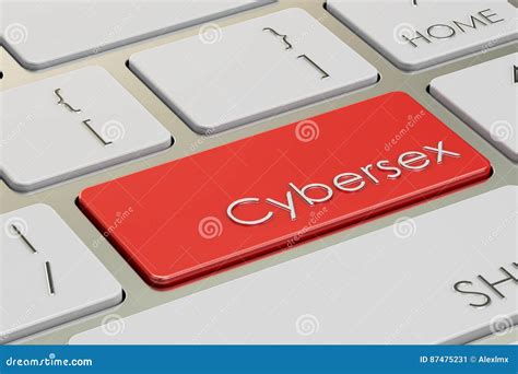 Cybersex Key On Keyboard 3d Stock Illustration Illustration Of Cinema Adult 87475231