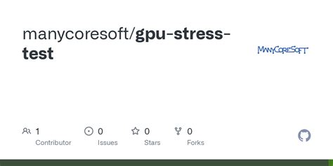 Github Manycoresoft Gpu Stress Test