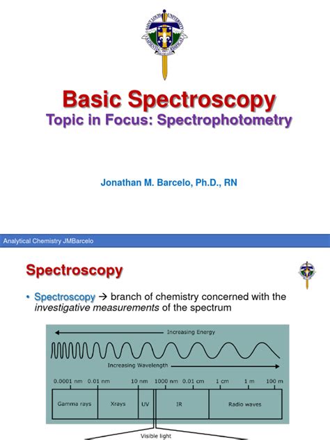 Basic Spectrophotometry Analytical Chemistry Pdf Spectrophotometry Optics