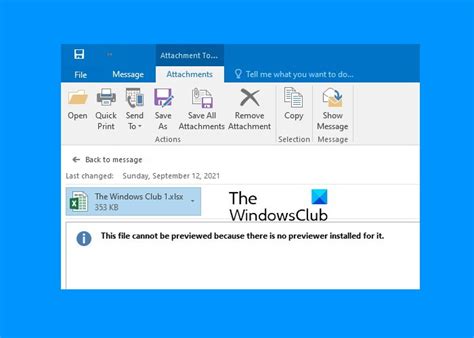 Error Microsoft Excel Previewer