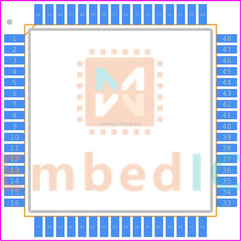 Atmega169pa Aur Microchip 8bit Mcu Embedic