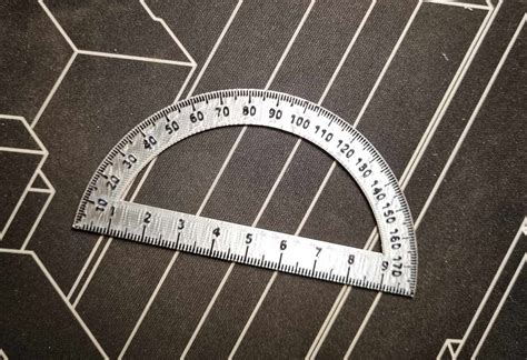 10 Cm Protractor With Mm Function Accurate By Frodoswaggins Download Free Stl Model
