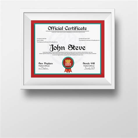 Certificate Template Masterbundles