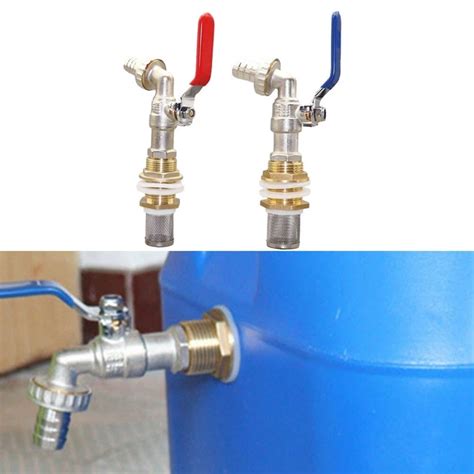 Regenwassertank Auslaufhahn Adapter Set 1 2 3 4 Zoll Filter Wasserfass