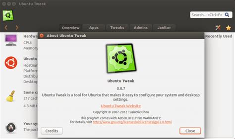 Ubuntu Tweak 087 Released With Ubuntu 1404 Support Ubuntuhandbook