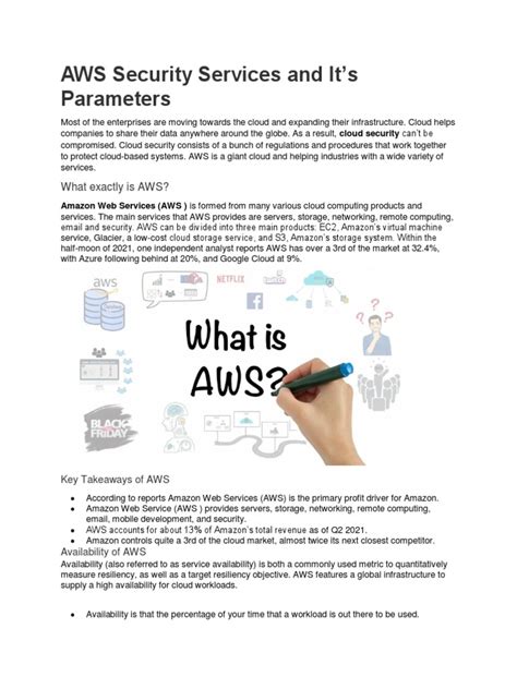 aws security services pdf amazon web services cloud computing