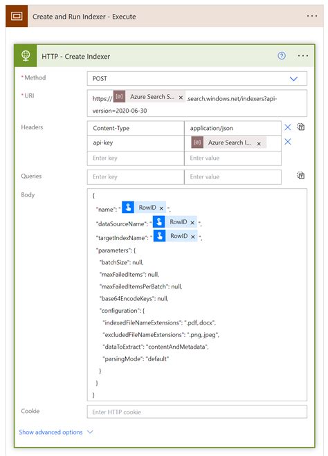 Create Azure Search Index Indexer Run The Indexer And Check Success