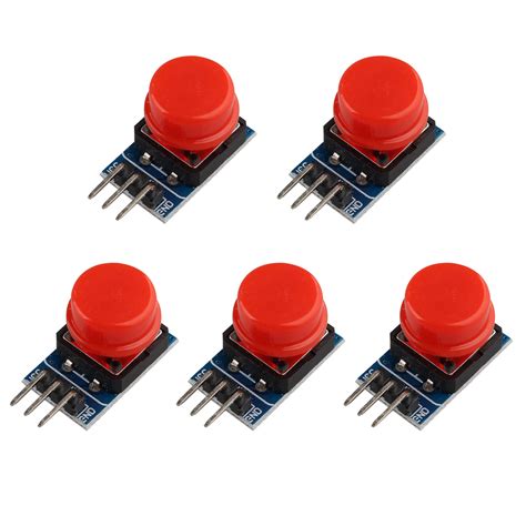 haljia 5pcs big key module button module keyboard electronic block sim