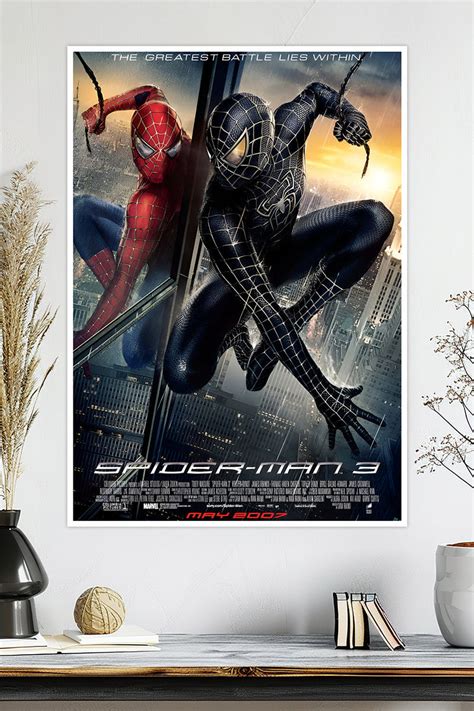 Spider Man 3 Movie Poster Spider Man Vs Venom Symbiote Marvel Post