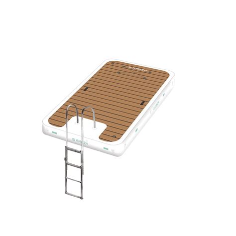 Buy Inflatable Floating Dock Float Party Island Classic 13 Ft X 65 Ft Included