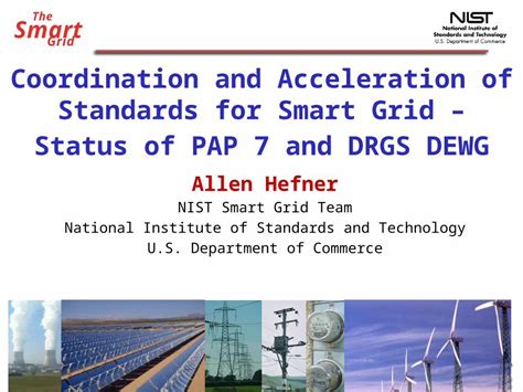 Pptx Coordination And Acceleration Of Standards For Smart Grid
