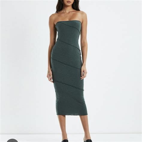 Midi Dark Green Dress From Neon Hart Stunning Long Depop