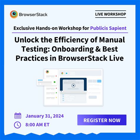 Browserstack On Linkedin Browserstack Day Workshop Publicis Sapient