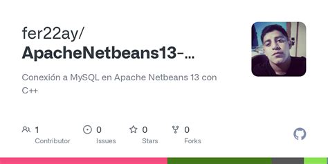 Github Fer22ay Apachenetbeans13 Conexion Mysql Conexión A Mysql En Apache Netbeans 13 Con C