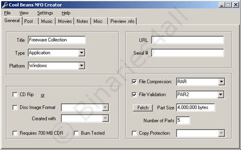 Tutorial Creating NFO Files A Sample Binaries All Usenet Tutorials
