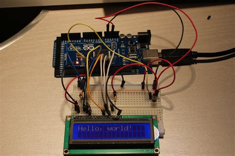 andbas research LCD дисплей и Arduino