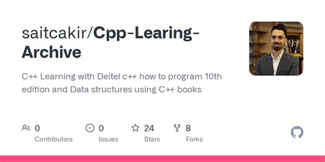 GitHub Saitcakir Cpp Learing Archive C Learning With Deitel C How To Program Th Edition