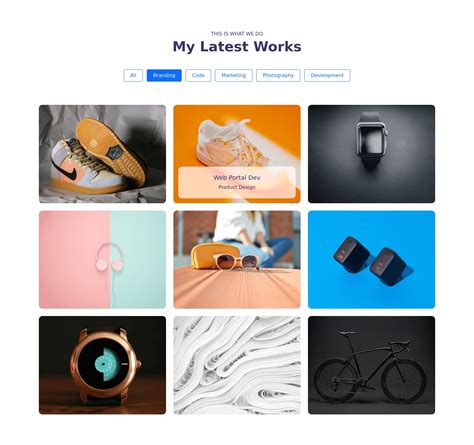 Portfolio Showcase Grid EasyFrontend