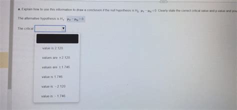Solved Their Own Funds No The Excel Data Analysis Tool