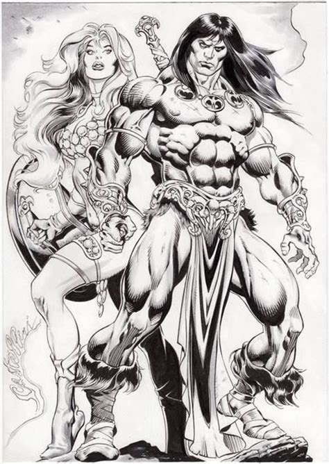 Claudio Castellini Conan The Barbarian Conan Comics Dark Art Tattoo