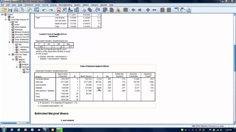 How To Use Spss Factorial Anova Youtube