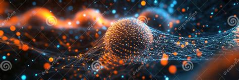 Detailed 3d Visualization Of A Virus Structure Illustrating Capsid Spikes And Glowing Rna