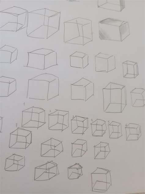 How To Draw A Cube With Perspective