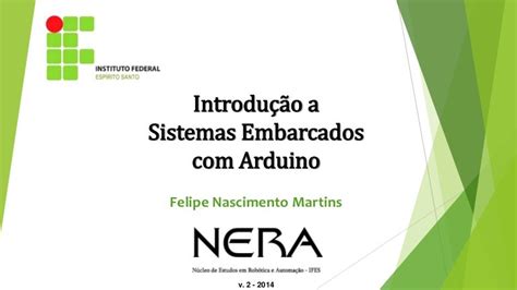 Introdução A Sistemas Embarcados Com Arduino Mini Curso