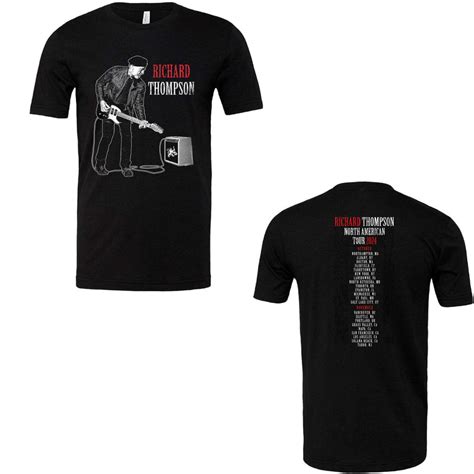 Rt Guitar And Amp Tour Tee 2024 Dates Richard Thompson