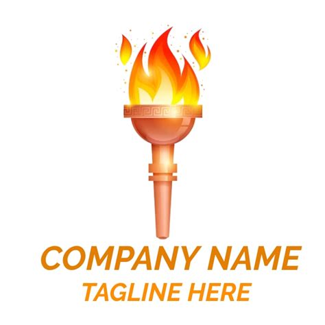 Flaming Torch Logo
