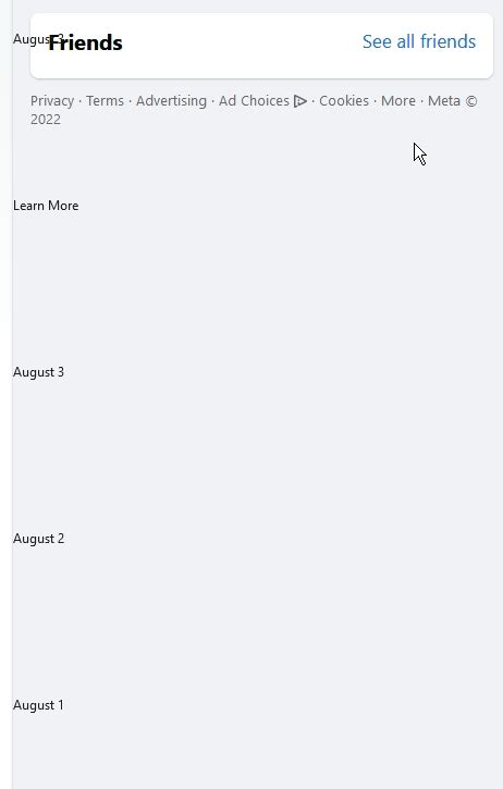 facebook new corrupted text issue in past few weeks when scrolling up from bottom of long
