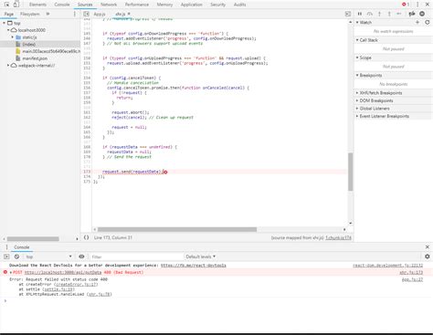 Nodejs Post 400 Bad Request React Nodeexpress Mongodb Stack