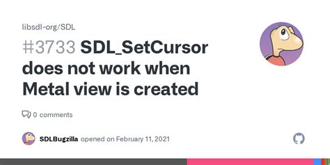 Sdlsetcursor Does Not Work When Metal View Is Created · Issue 3733