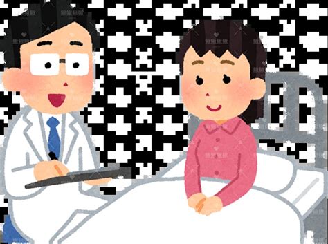 一位男医生向住院的女病人解释各种事情贴纸扁平儿童插画元素卡通免扣png图片素材 花瓣网