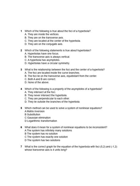 Mat 201 Practice Test Pdf Asymptote Geometry