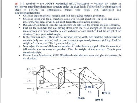 Solved It Is Required To Use ANSYS Mechanical Chegg