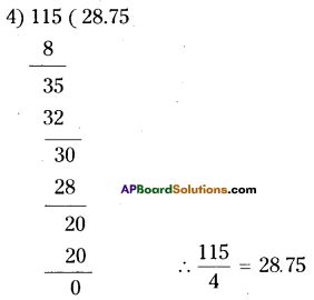AP Board Th Class Maths Solutions Chapter Real Numbers Ex AP Board Solutions