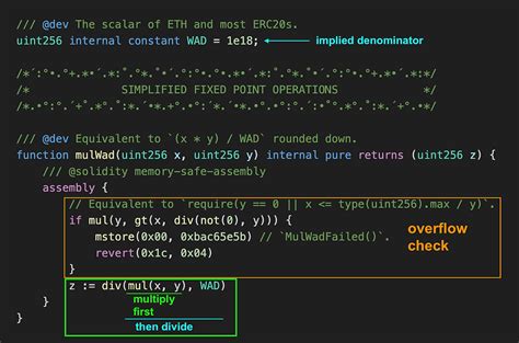 fixed point arithmetic in solidity using solady solmate and abdk as