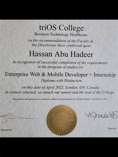 hassan abu hadeer on linkedin it was a beautiful moment when i received my certificate 20