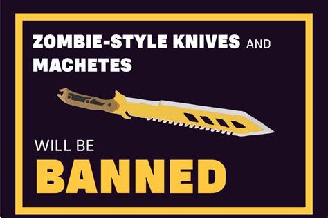 Nationwide Call To Surrender All Zombie Style Knives And Machetes Govuk