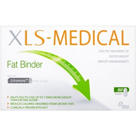 Xls Medical Fat Binder Tablets 60s Dealley