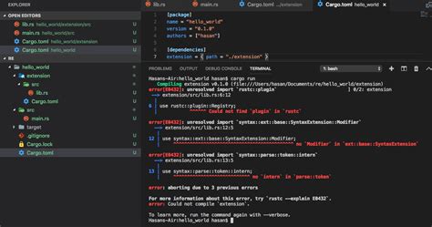 unresolved import error [e0432] help the rust programming language