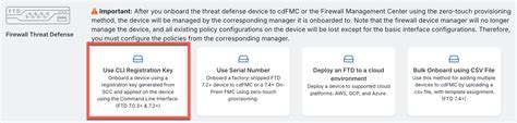 Cisco Secure Firewall 4200 威胁防御入门：云交付的防火墙管理中心 连接并载入防火墙 [cisco Secure Firewall 4200 Series] Cisco