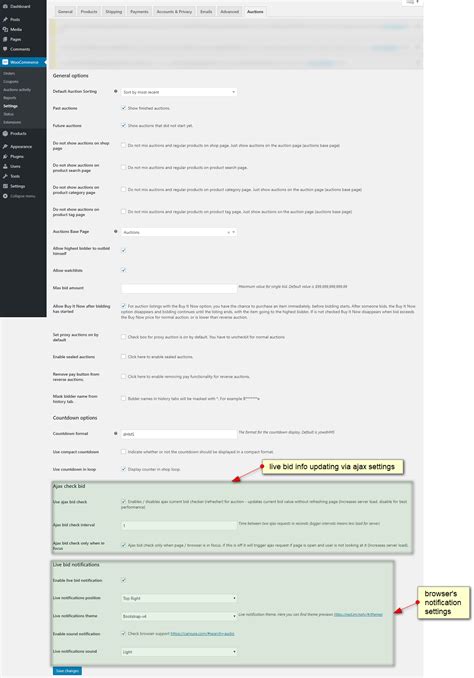 Auctions For Woocommerce Woocommerce Marketplace