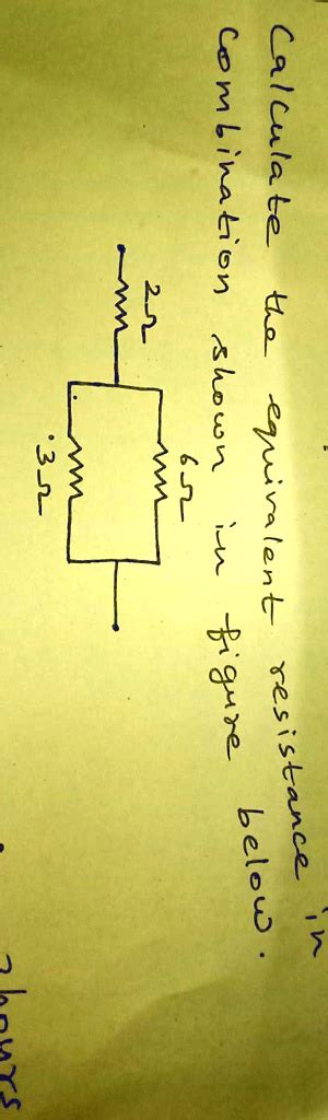Solved Calculate The Equivalent Resistance In The Combination Shown In Figure Given Below