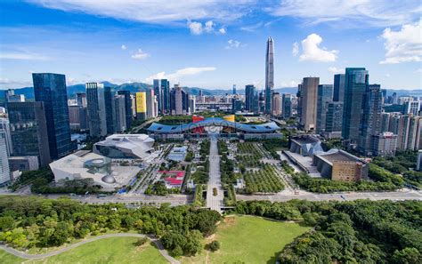 The Grand Panorama Of The Shenzhen Civic Center Picture And HD Photos