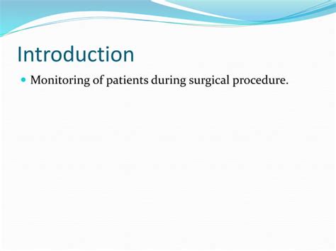 Intraoperative Monitoring Pptx