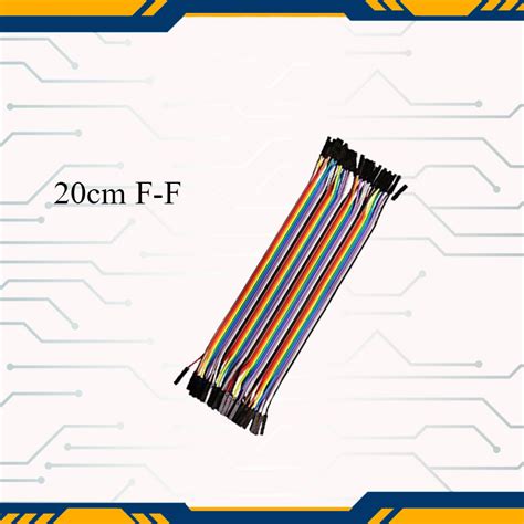 20pcs 10cm 20cm 30cm Breadboard Connecting Jumper Wires Dupont Wire Cable Arduino Prototyping